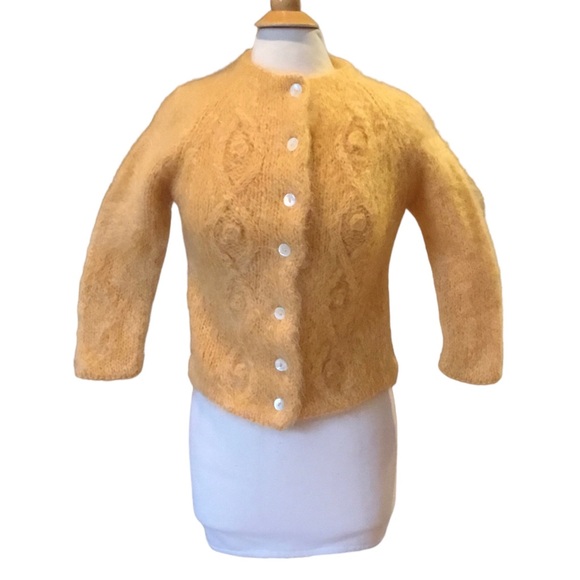 Vintage | Sweaters | Vintage 5s Famelia Italian Handmade Mohair Wool ...